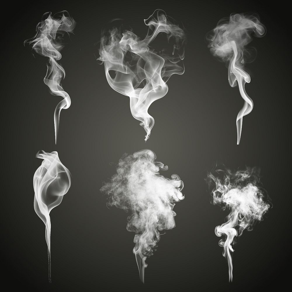 Smoke effect design element set, | Premium Editable Design - rawpixel