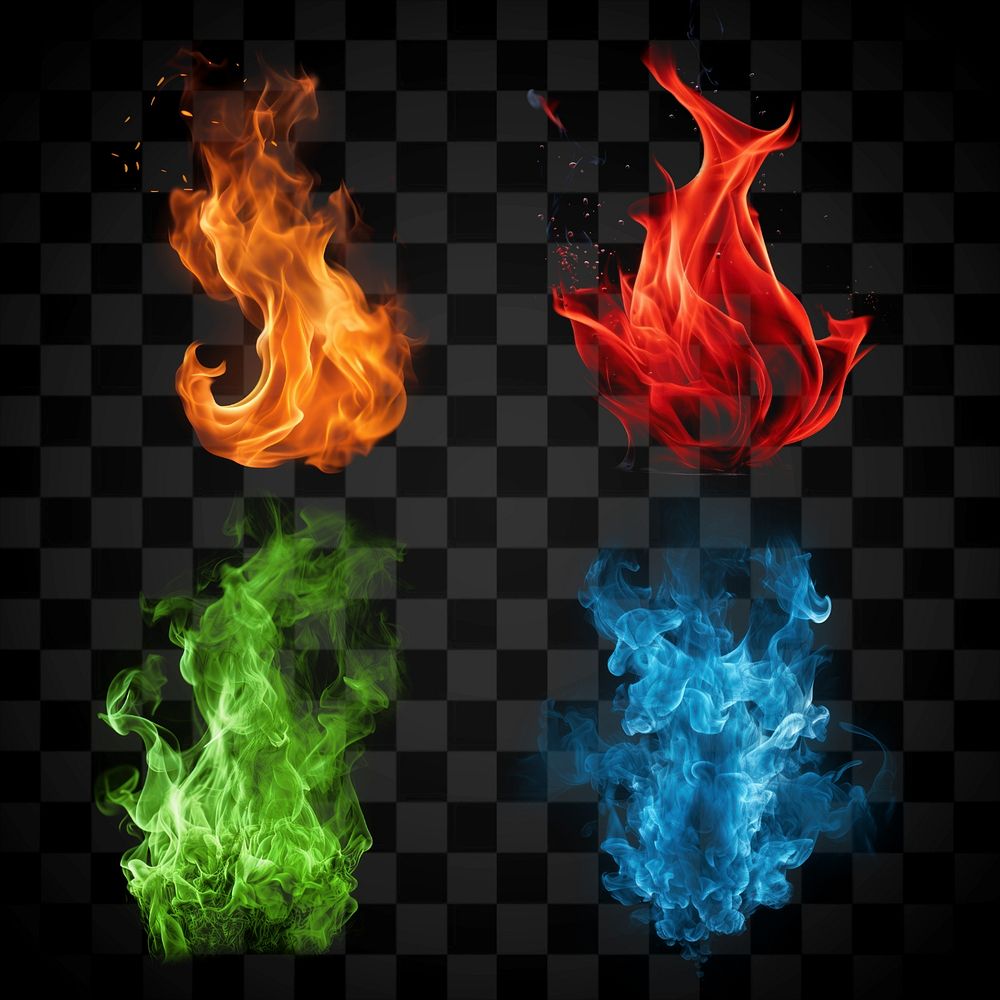 Flame design element set, editable | Premium Editable Design - rawpixel