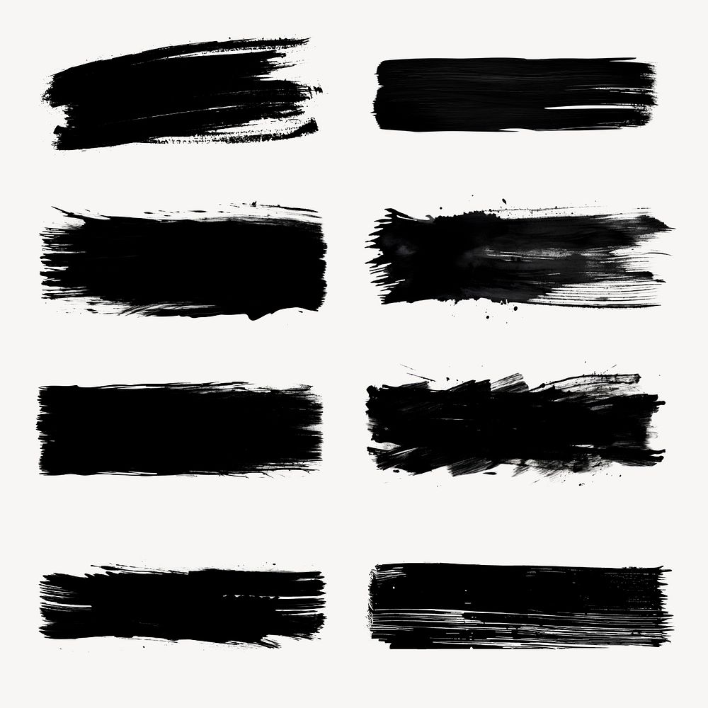 Black Brushstroke Templates | Download Free Designs on rawpixel