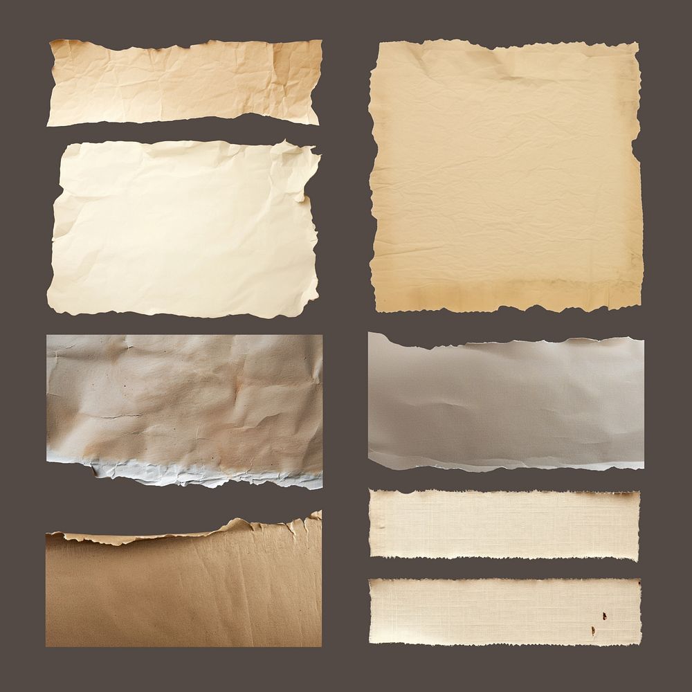 Ripped paper design element set, | Premium Editable Design - rawpixel