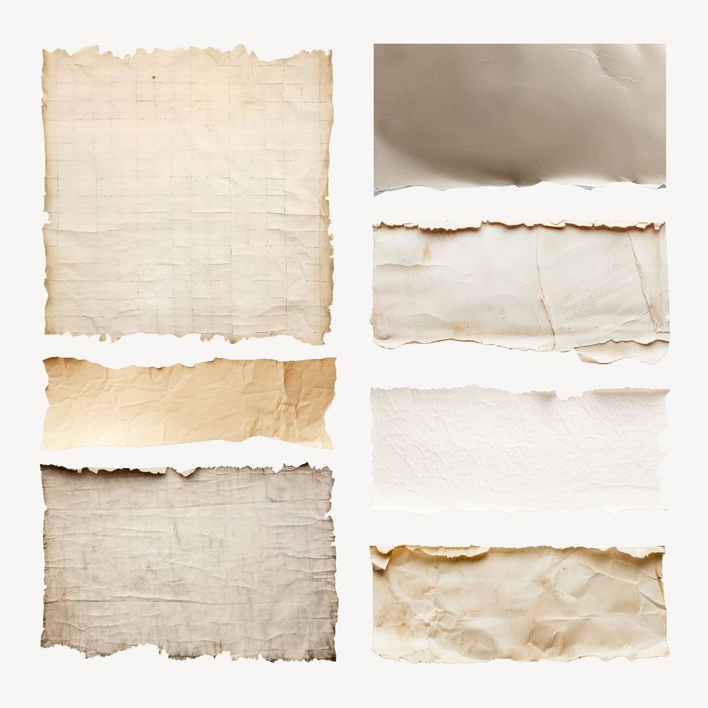 Ripped paper design element set, | Premium Editable Design - rawpixel