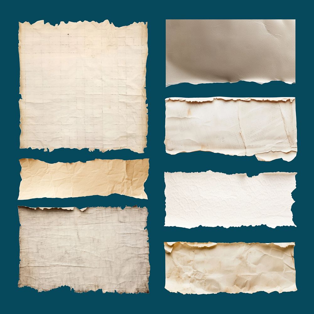 Ripped paper design element set, | Premium Editable Design - rawpixel