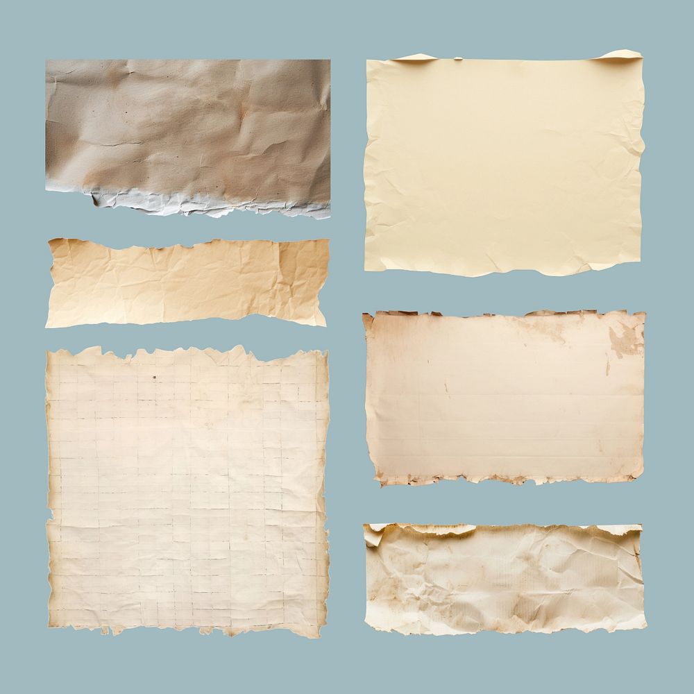 Ripped paper design element set, | Premium Editable Design - rawpixel