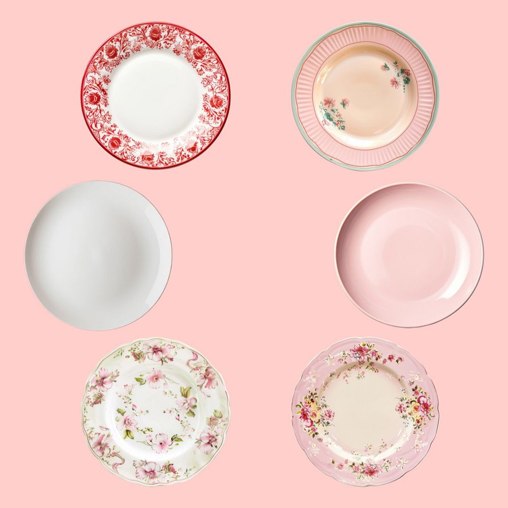 3D ceramic plate design element | Premium Editable Design - rawpixel