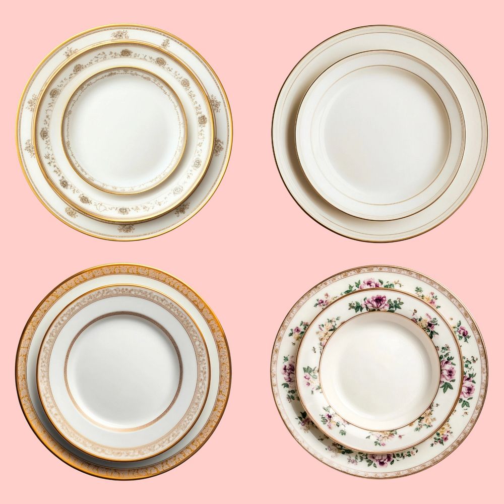 3D ceramic plate design element | Premium Editable Design - rawpixel