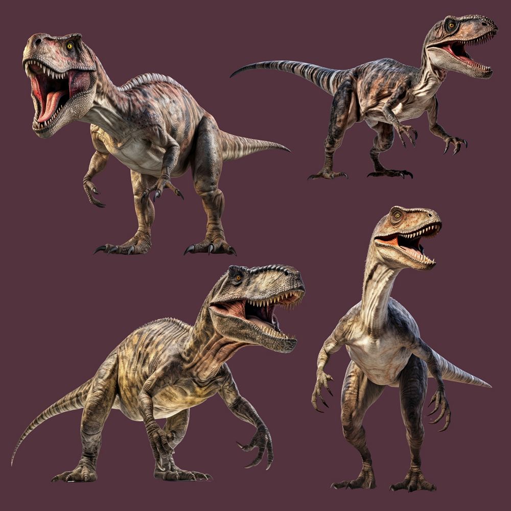 Dinosaurs design element set, editable | Premium Editable Design - rawpixel