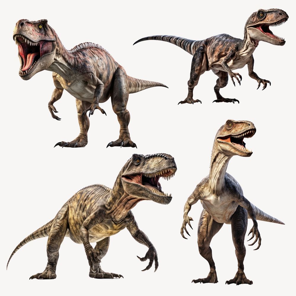 Dinosaurs design element set, editable | Premium Editable Design - rawpixel