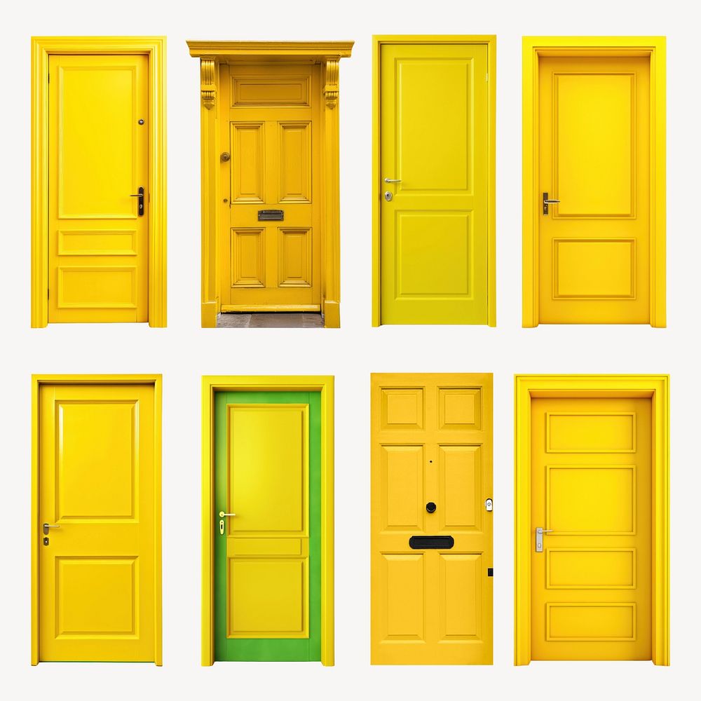 \door architecture design element set, | Premium Editable Design - rawpixel