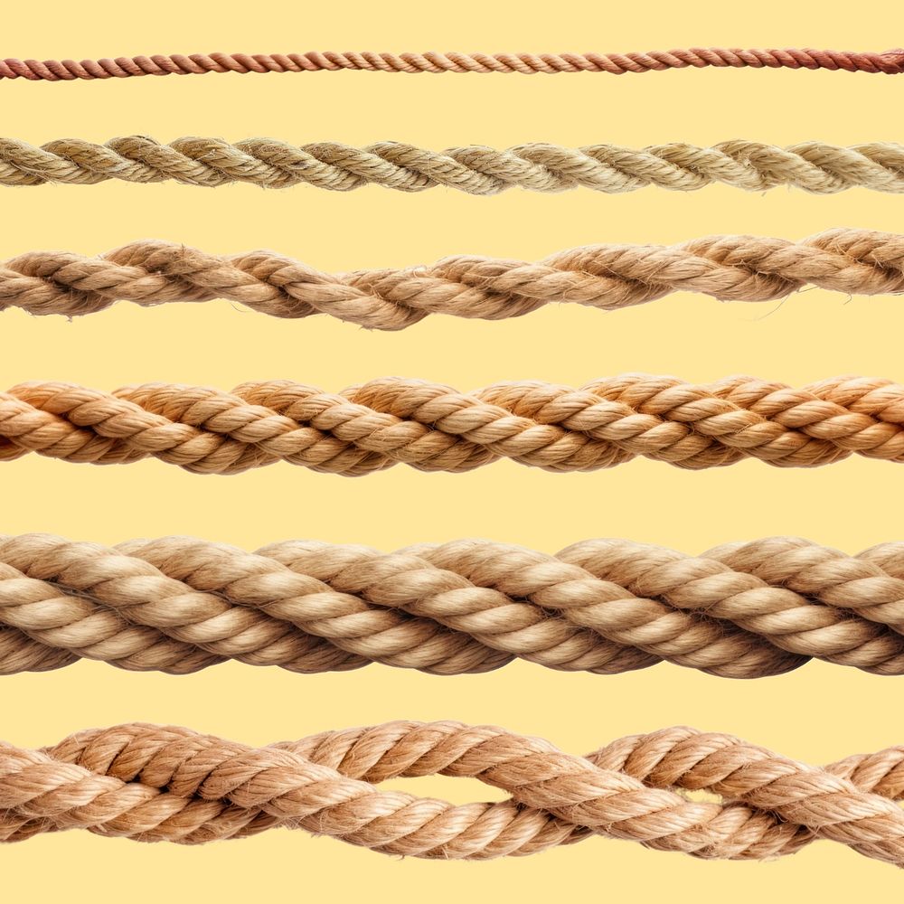 Rope design element set, editable | Premium Editable Design - rawpixel