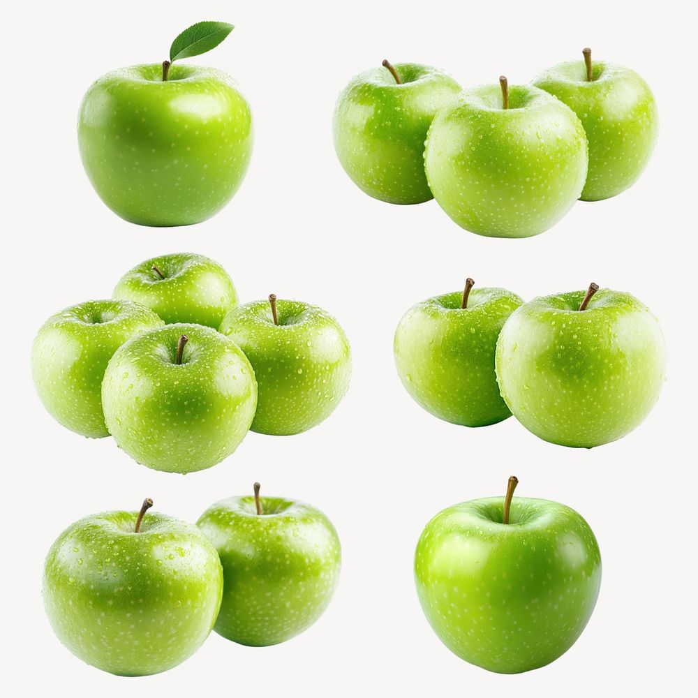 Green apple editable design element | Premium Editable Design - rawpixel