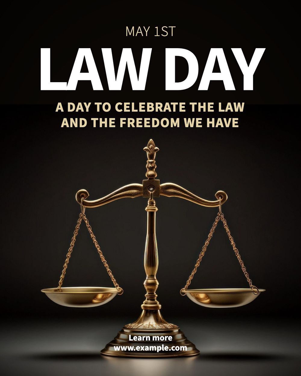 Law day Instagram post template | Premium Editable Template - rawpixel