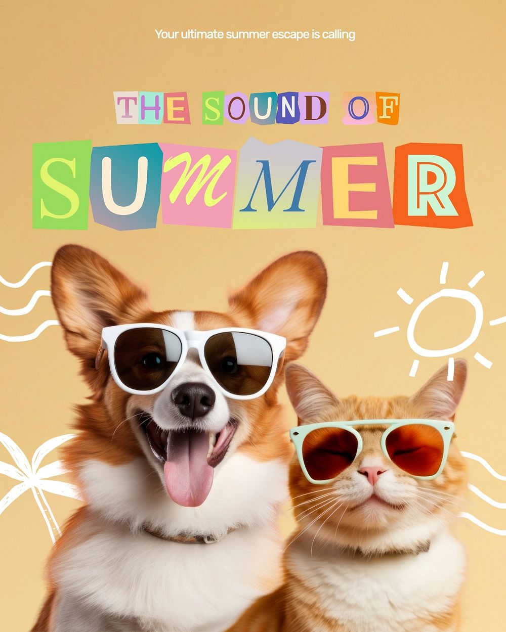 Summer travel ads Instagram post | Premium Editable Template - rawpixel