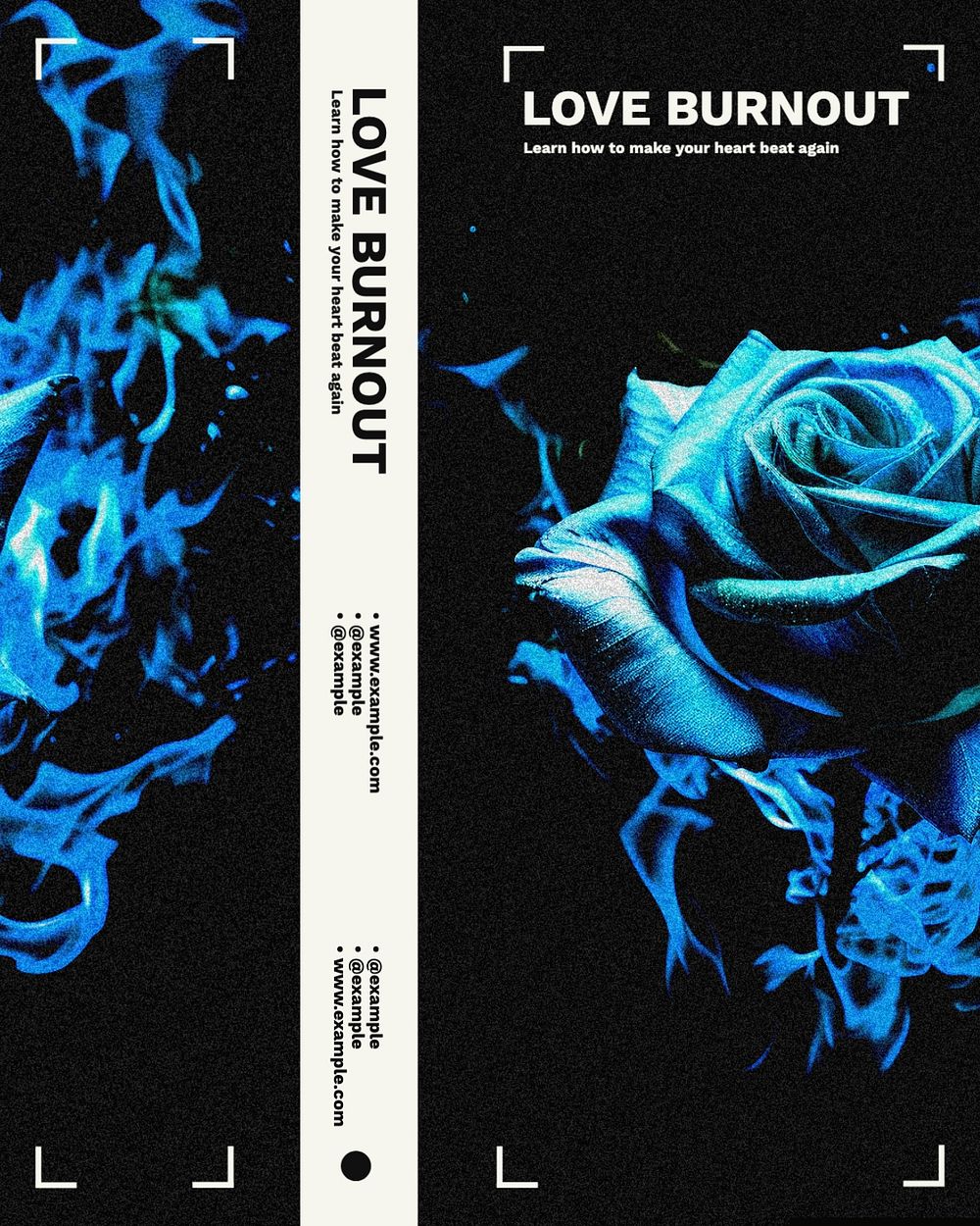 Love burnout Instagram post template, | Premium Editable Template ...