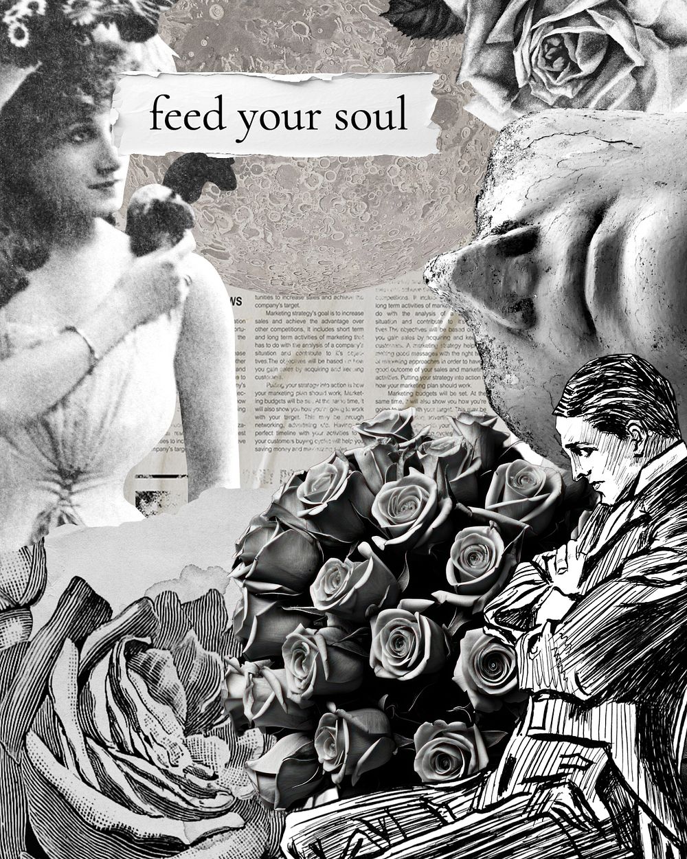 Feed your soul, Instagram post | Premium Editable Template - rawpixel