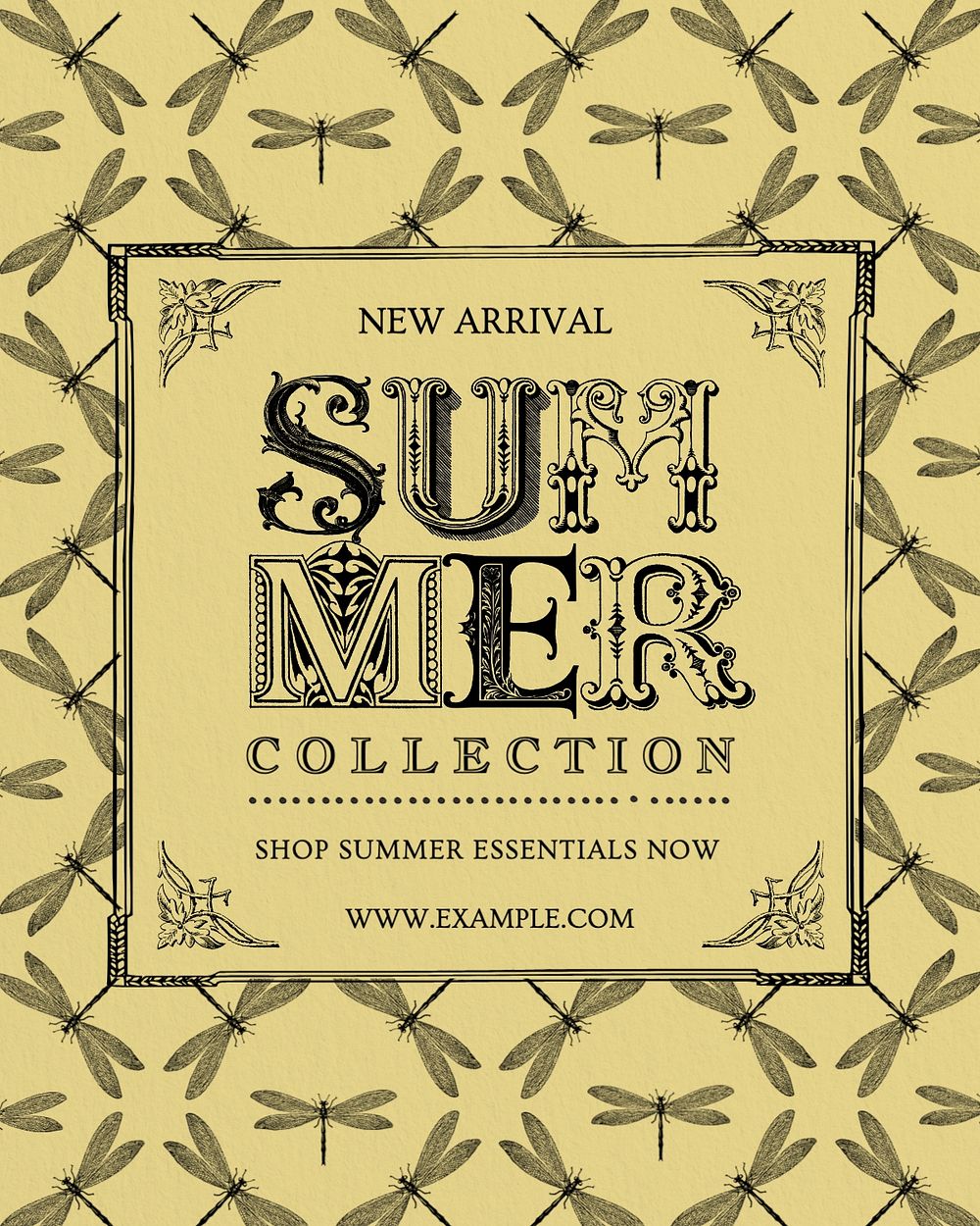 Summer collection, Instagram post template | Premium Editable Template ...