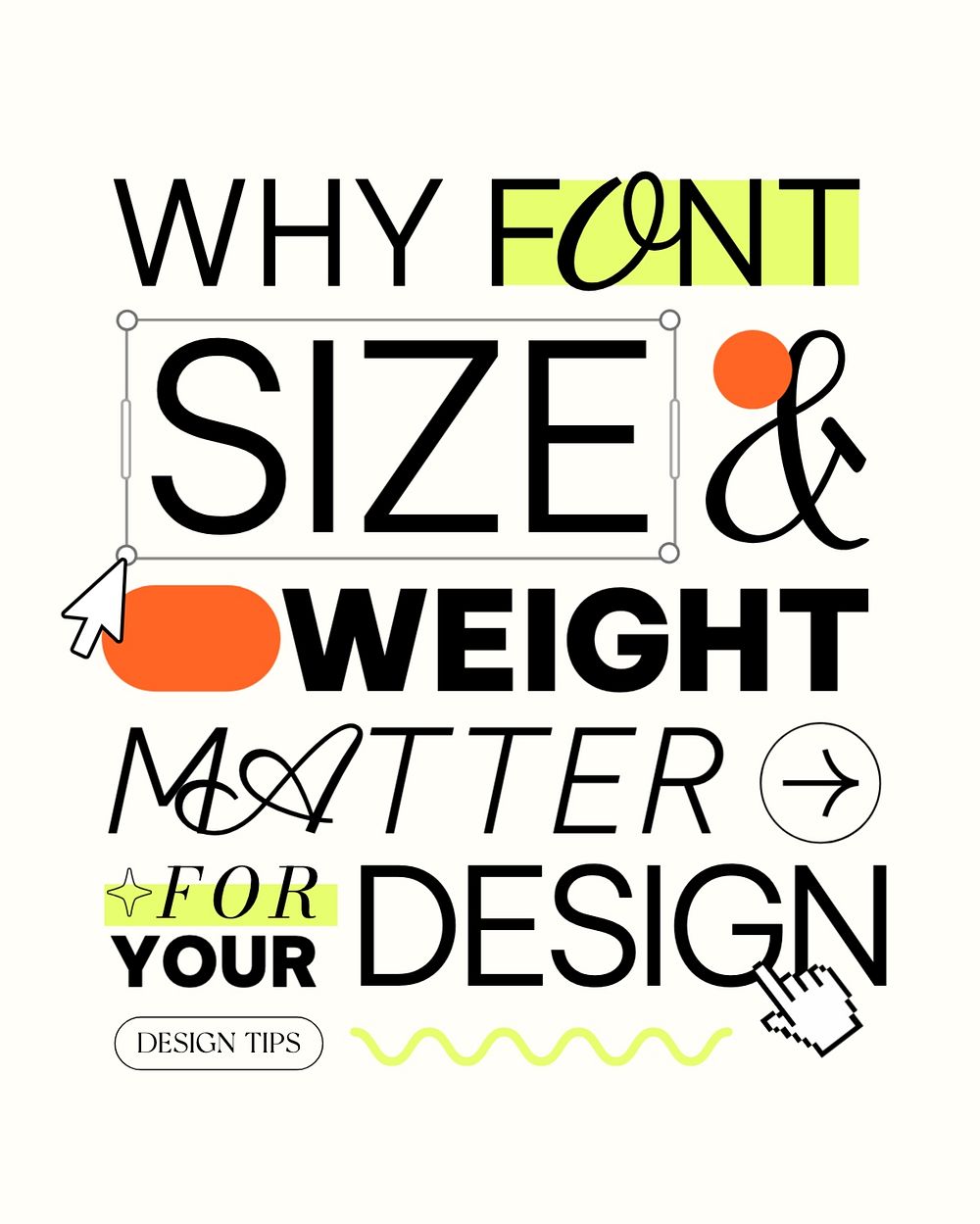 Font size and weight Instagram | Premium Editable Template - rawpixel