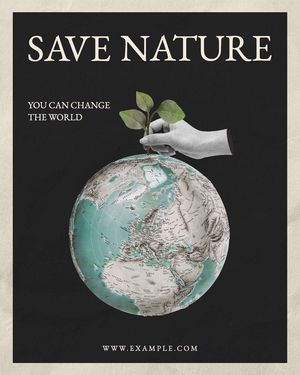 Save nature Instagram post template, | Free Editable Template - rawpixel