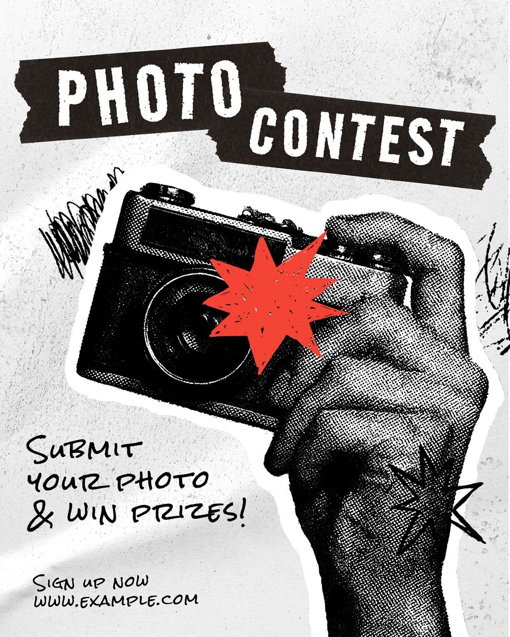 Photo contest Instagram post template | Premium Editable Template ...