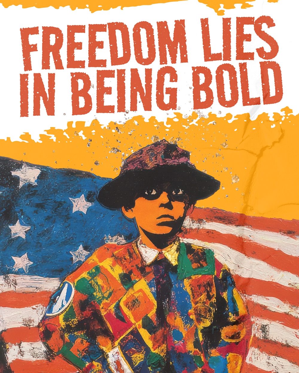 Freedom quote Instagram post template | Premium Editable Template ...