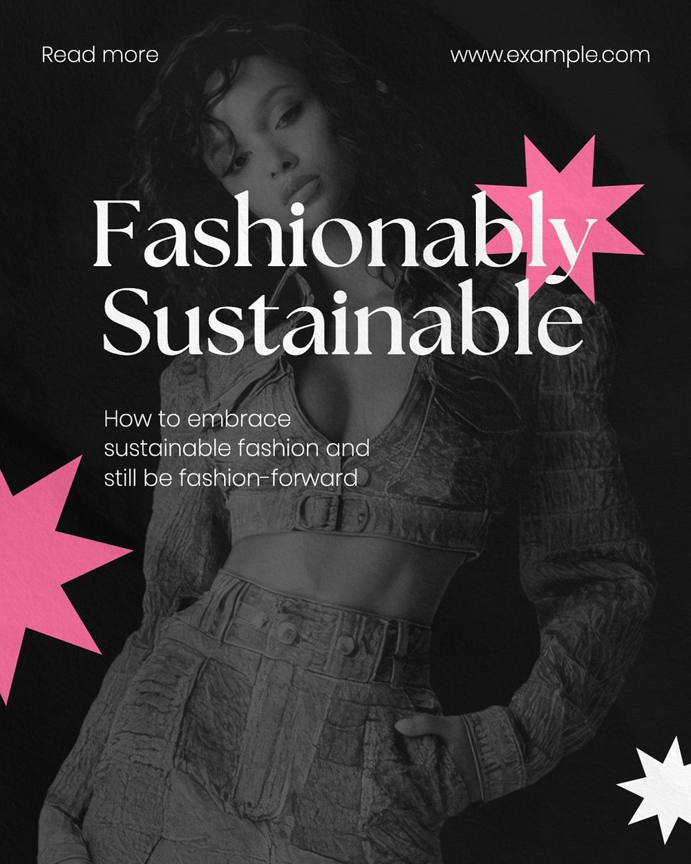 Fast fashion Instagram post template | Premium Editable Template - rawpixel