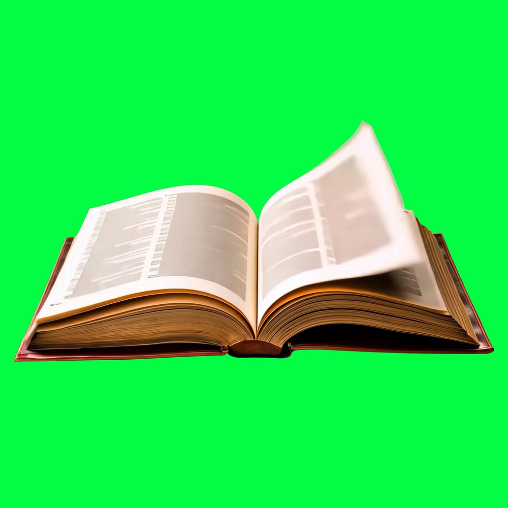 Open book animation, transparent 4K | Free Video - rawpixel