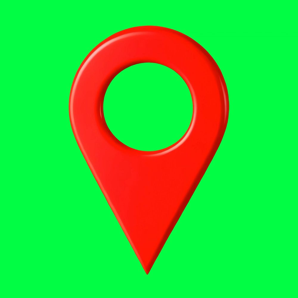 Red location pin icon animation | Free Video - rawpixel