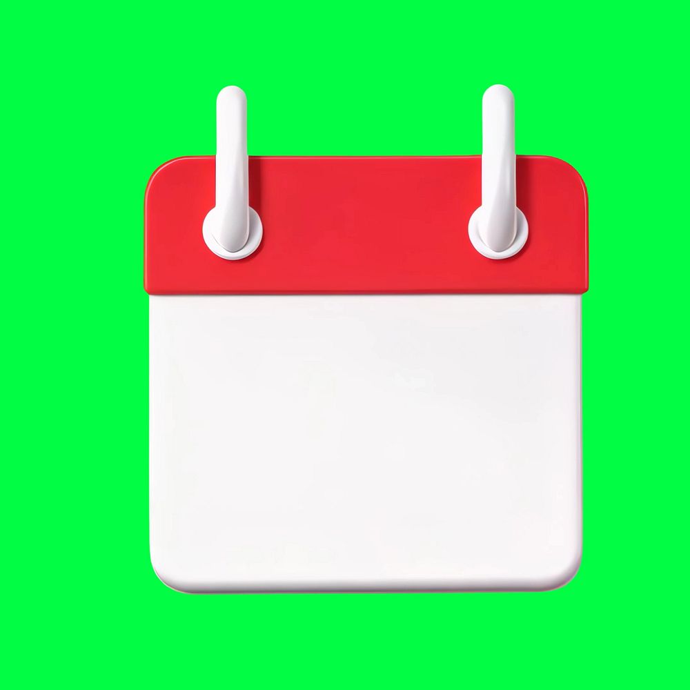 Minimal calendar icon design animation, | Free Video - rawpixel