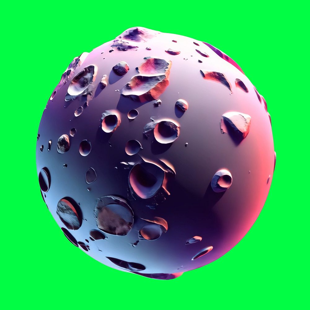 Abstract 3D sphere craters animation, | Free Video - rawpixel