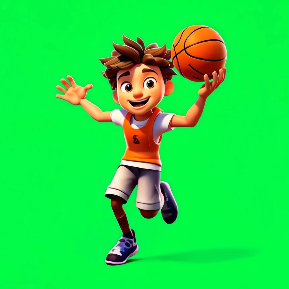 Animated boy playing basketball animation | Free Video - rawpixel
