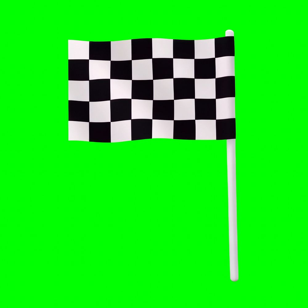 Race flag animation, transparent 4K | Free Video - rawpixel