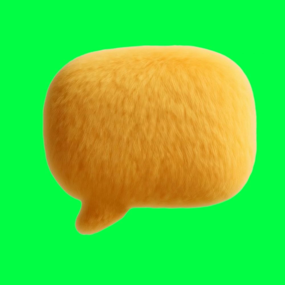 Furry speech bubble animation, transparent | Free Video - rawpixel