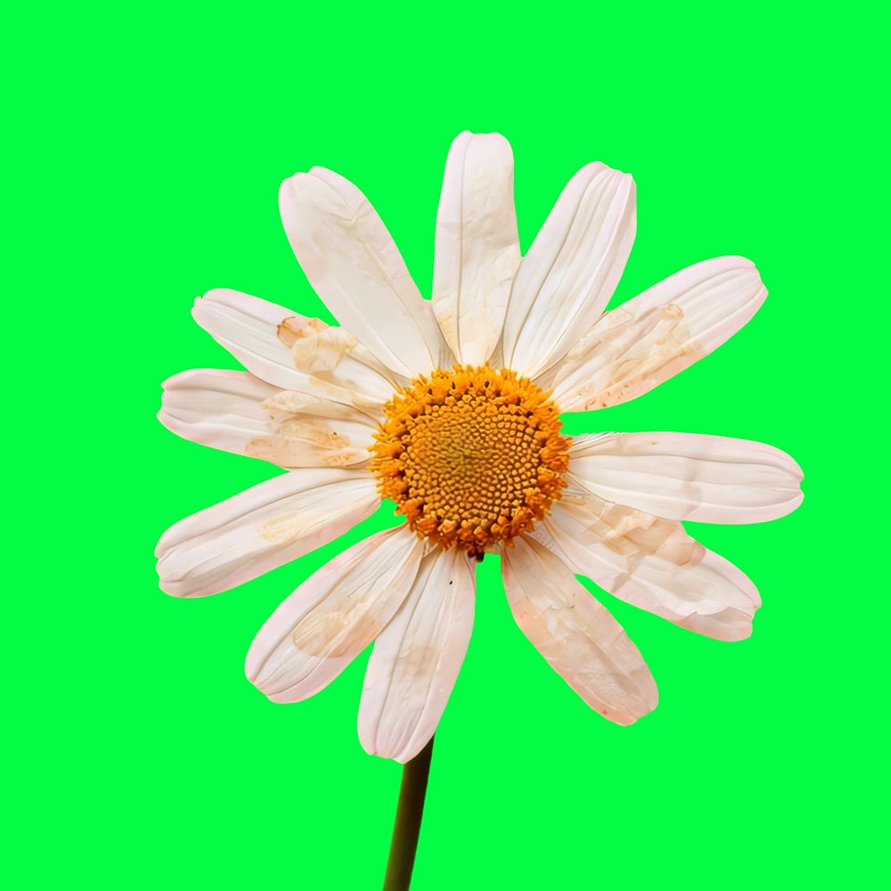 Daisy flower animation, transparent 4K | Free Video - rawpixel