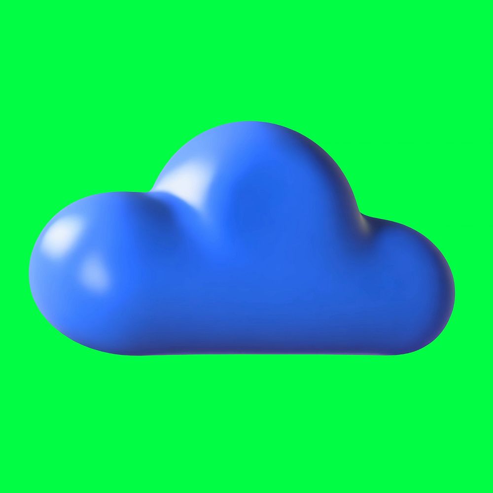 Blue cloud animation, transparent 4K | Free Video - rawpixel