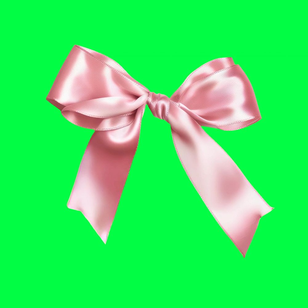 Elegant pink satin bow animation | Free Video - rawpixel