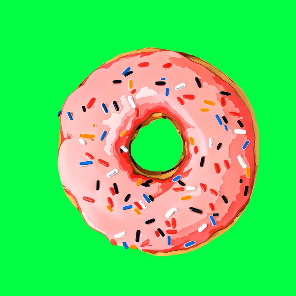 Colorful donut sprinkles animation, transparent | Free Video - rawpixel