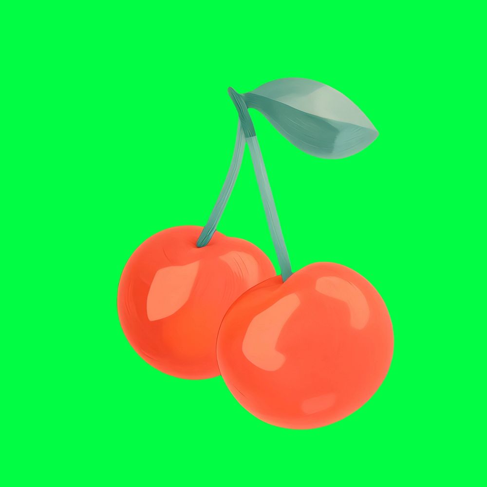 Vibrant cherries animation, transparent 4K | Free Video - rawpixel