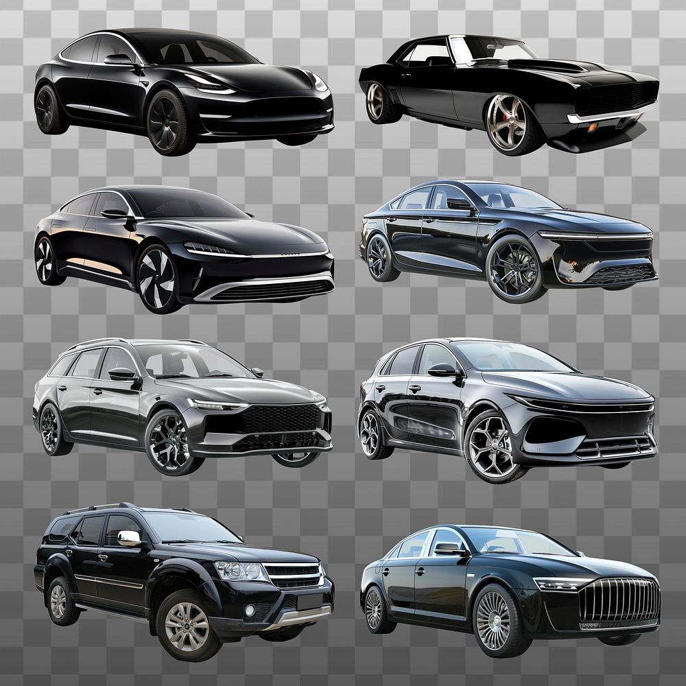 Luxury cars set psd | Premium PSD - rawpixel