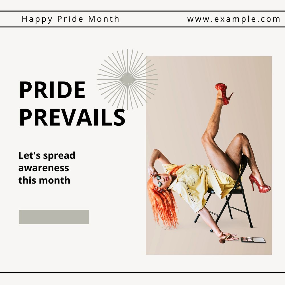 Pride month Instagram post template | Free Photo - rawpixel Pride month Instagram post template | Free Photo - rawpixel