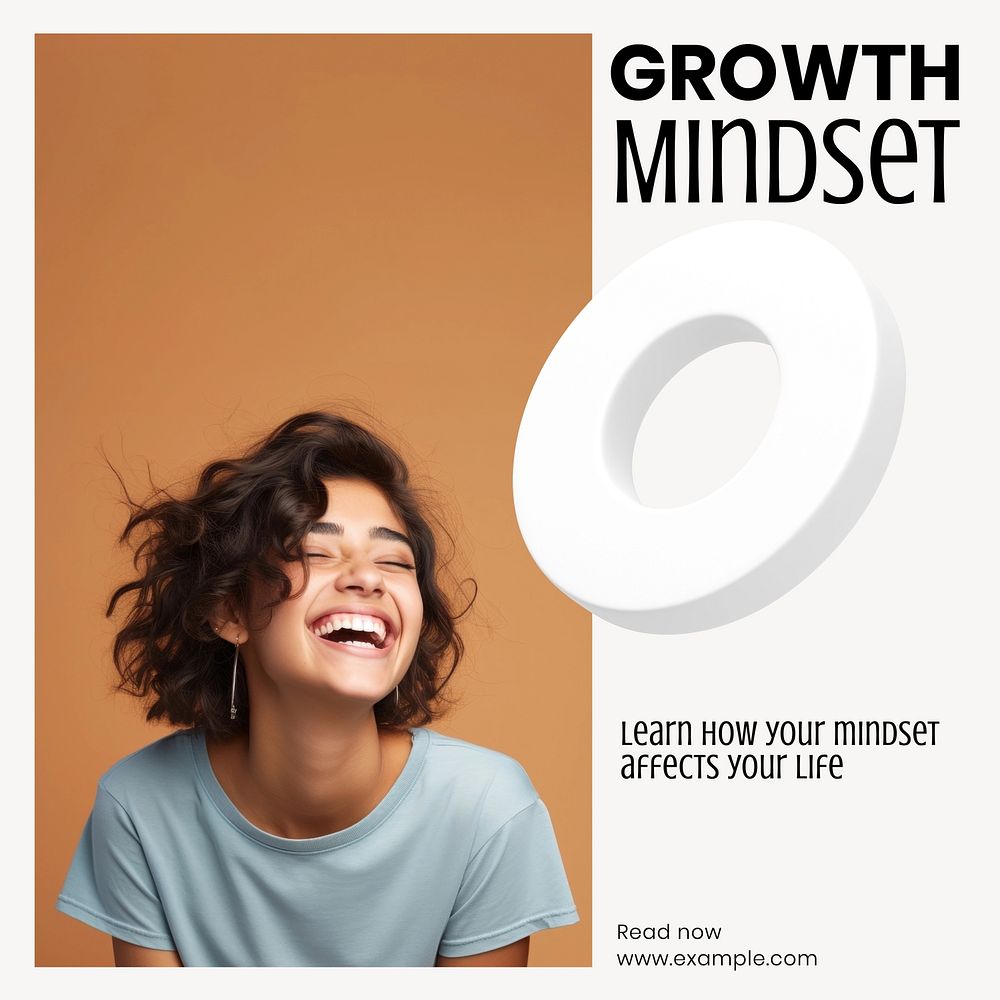 Growth mindset Instagram post template | Free Photo - rawpixel