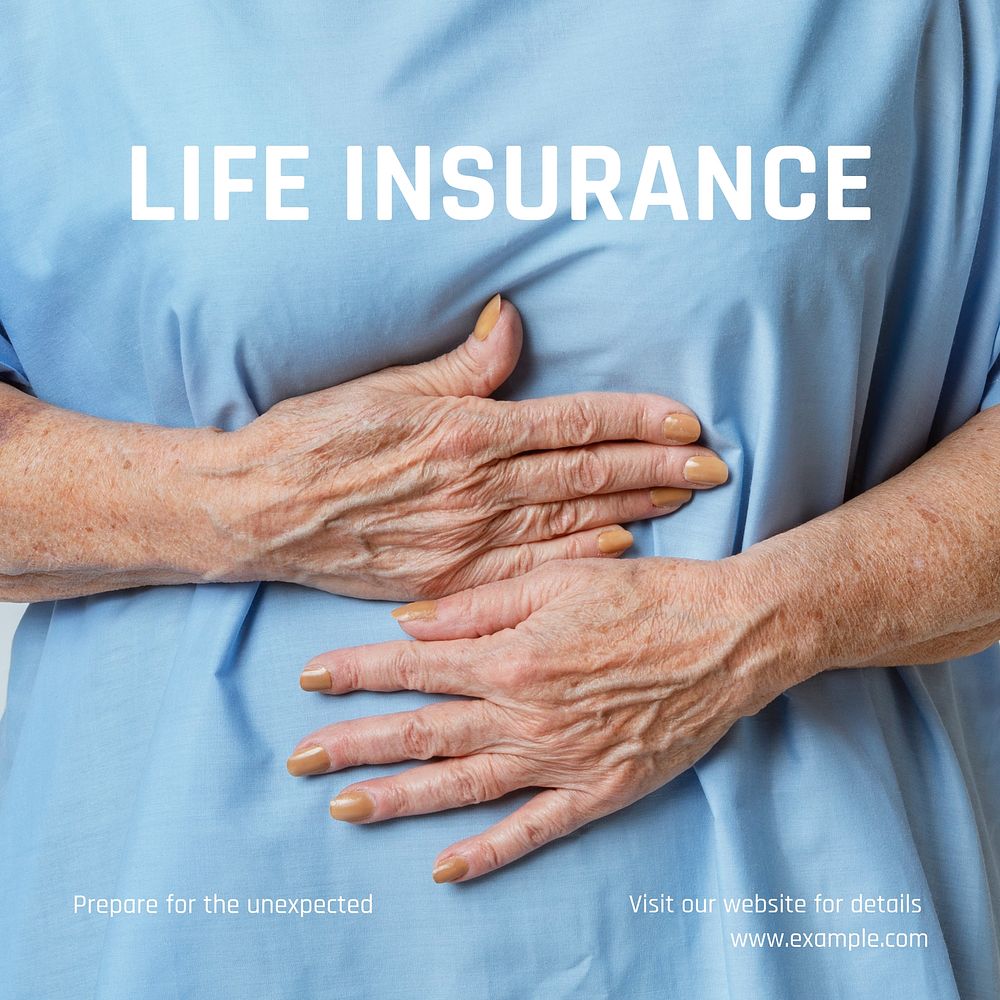 Life insurance Instagram post template | Free Photo - rawpixel