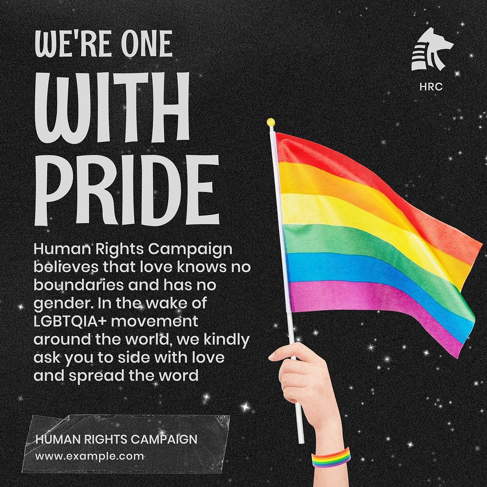 Pride Instagram post template | Free Photo - rawpixel