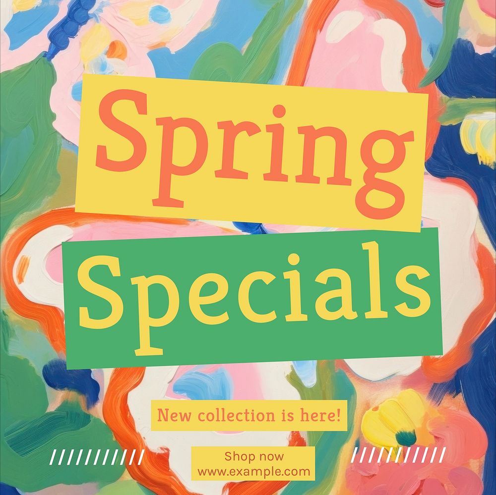 Spring specials Instagram post template | Free Photo - rawpixel