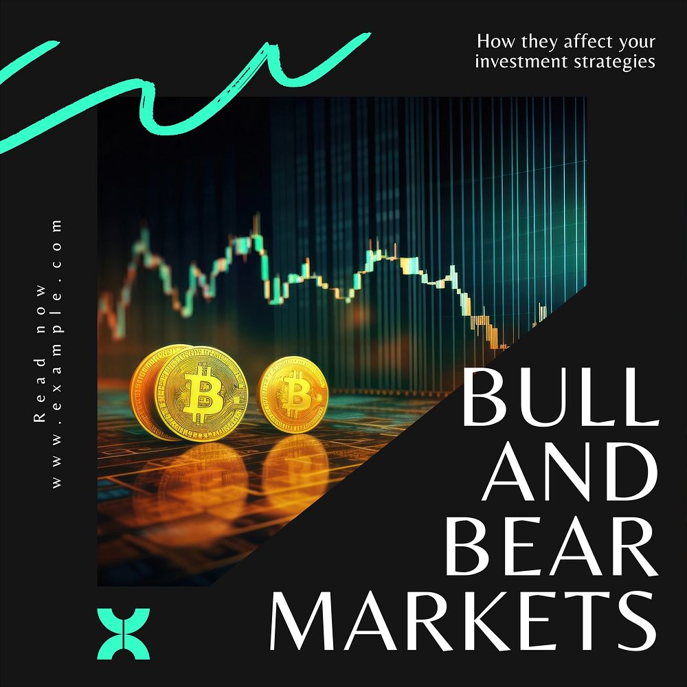 Stock market Facebook post template | Free Photo - rawpixel