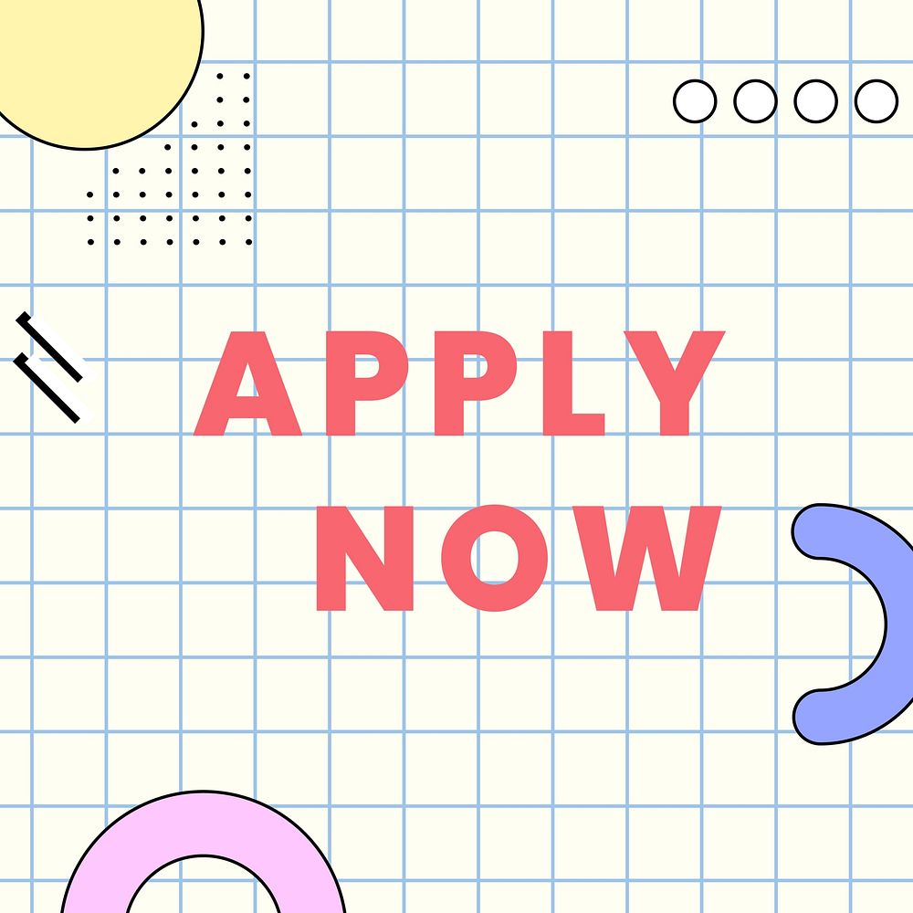 Apply now Instagram post template | Free Photo - rawpixel