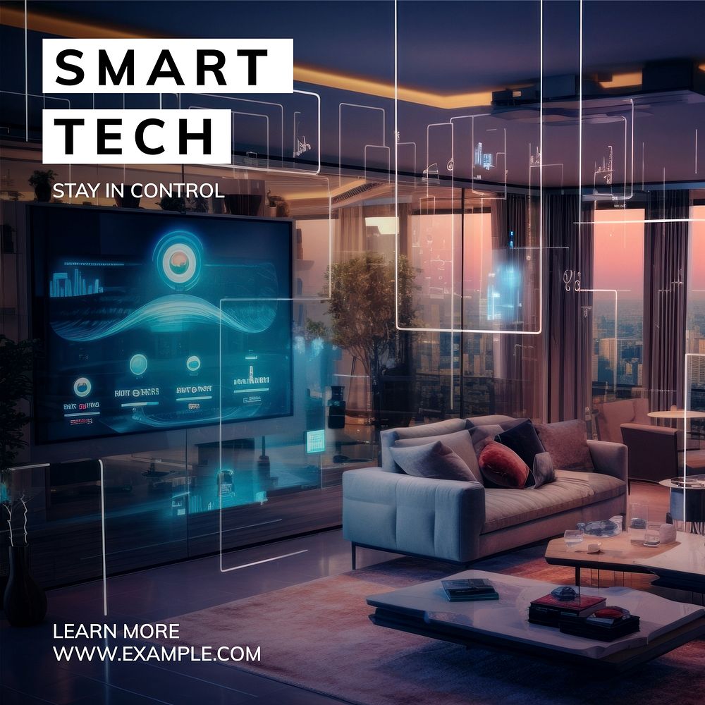 Smart tech Instagram post template | Free Photo - rawpixel