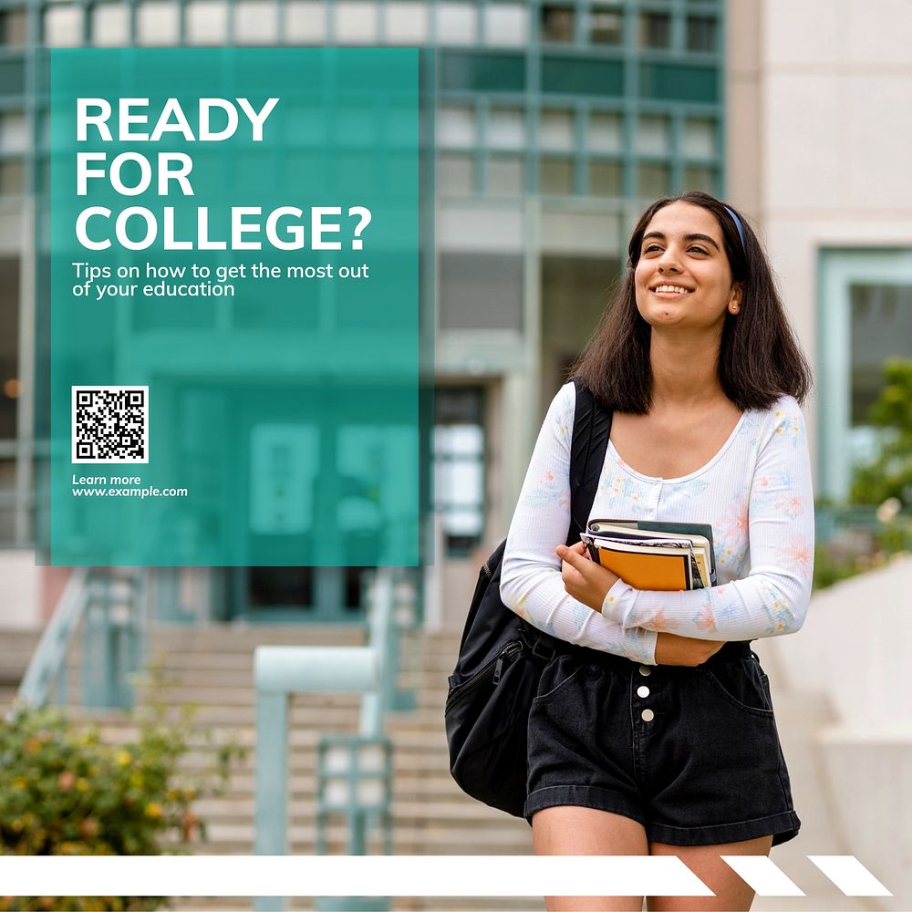 Ready college Instagram post template | Free Photo - rawpixel