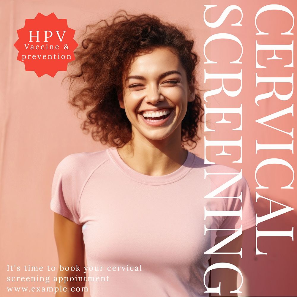 Cervical screening Instagram post template | Free Photo - rawpixel