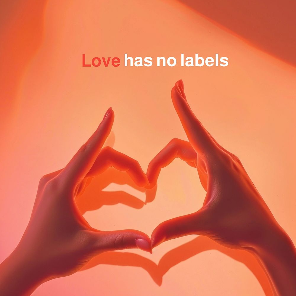 Love has no labels quote | Premium Photo - rawpixel
