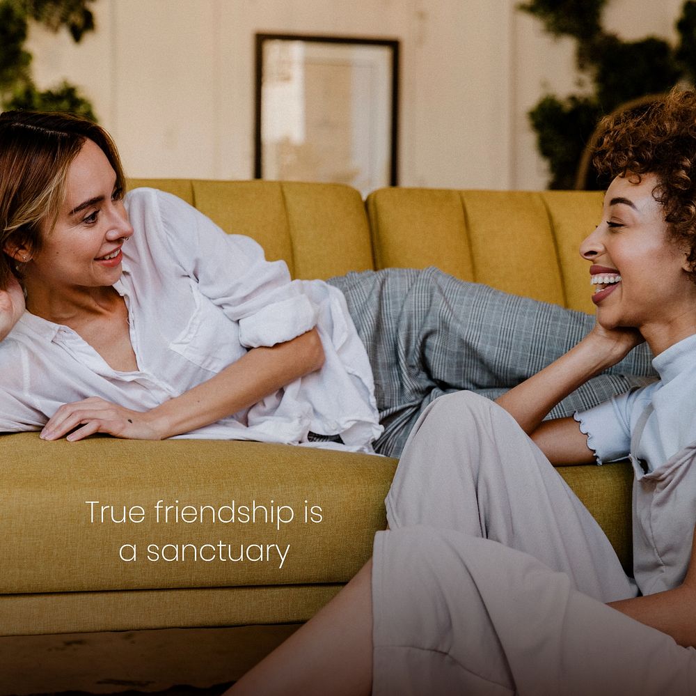 True friendship quote Instagram post | Premium Photo - rawpixel