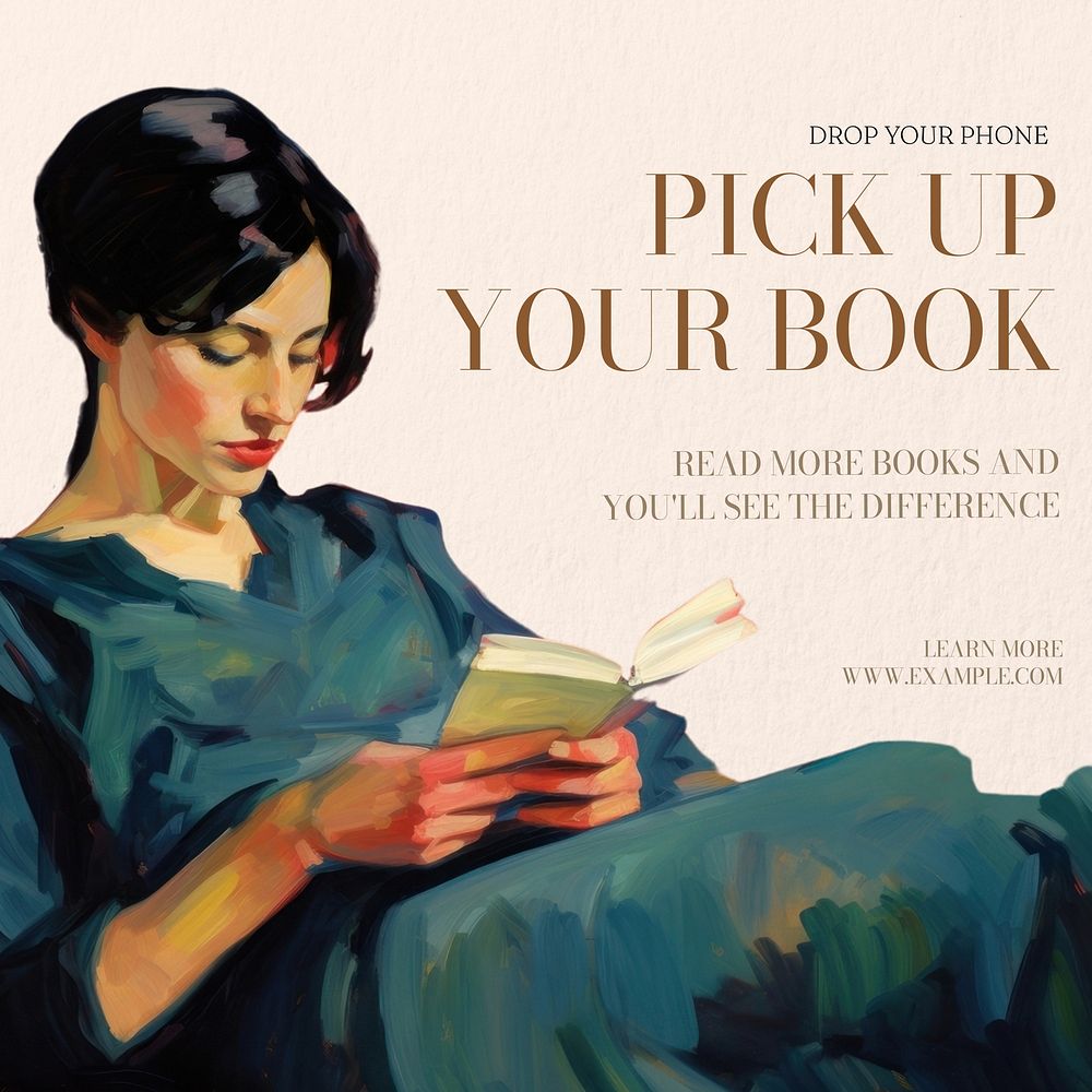 Reading Facebook post template | Free Photo - rawpixel